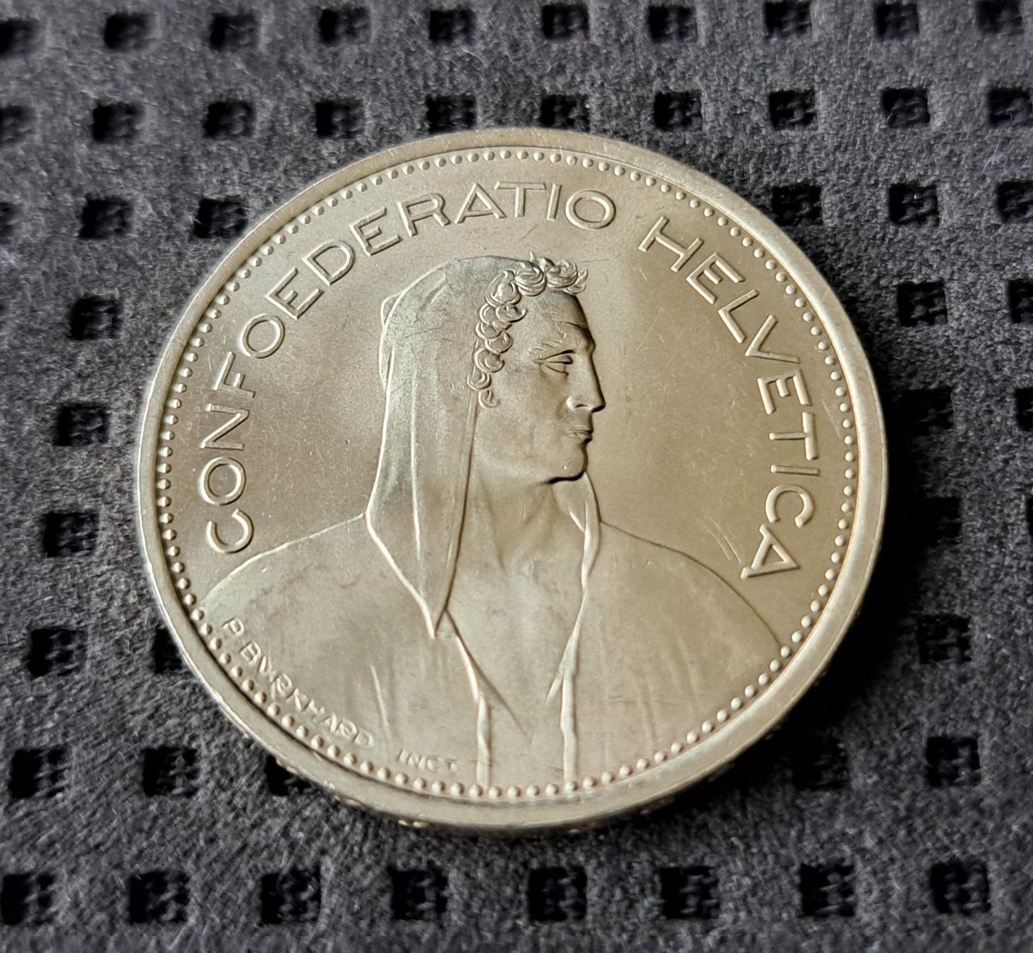 5 Fr. Silbermünze 1969 sehr gut erhalten, Sammlerstück (Gebraucht) in ...