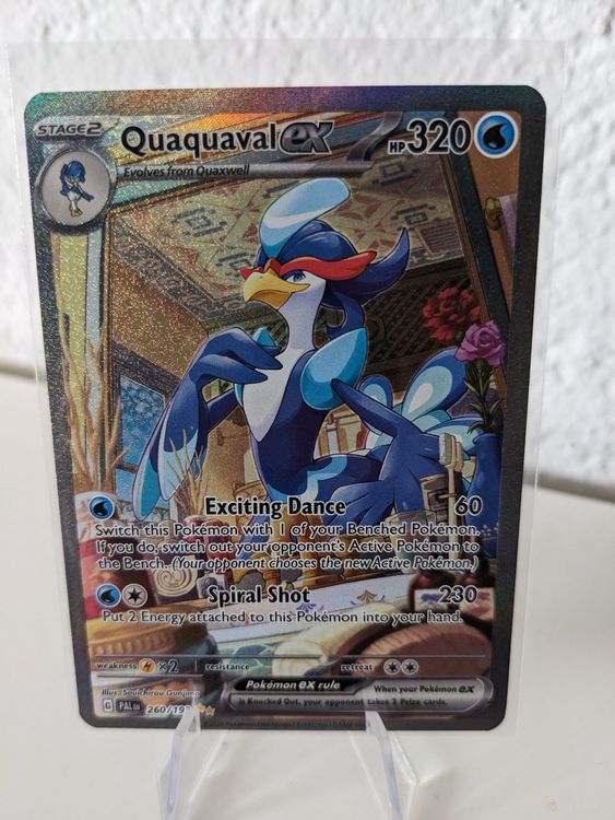 Pokemon Paldea Evolved - Quaquaval EX 260/193 ( EN ) ab 1Fr (Neu und ...