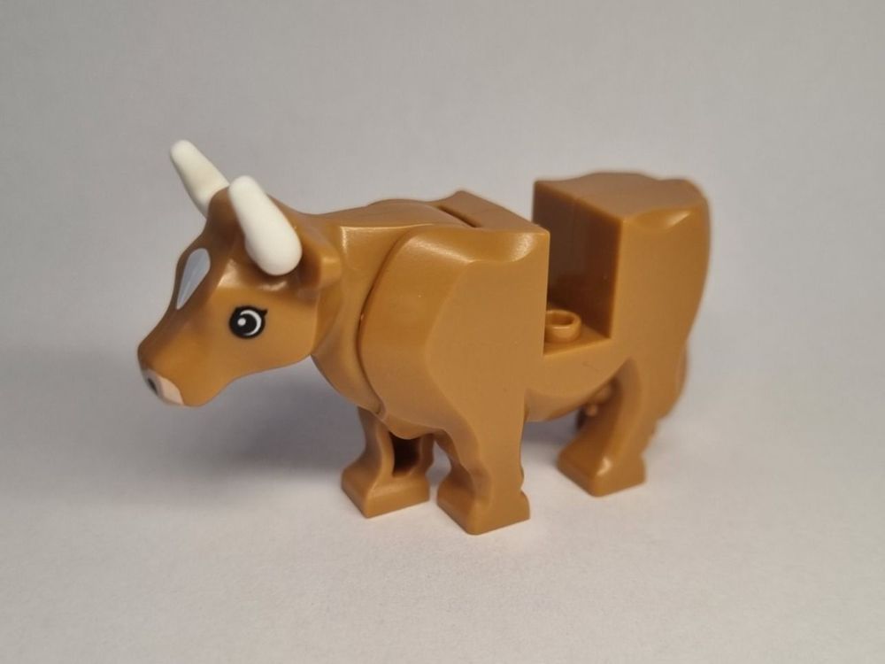 LEGO 64452pb01 Medium Nougat Cow with Spot on Head + Horn | Kaufen auf ...