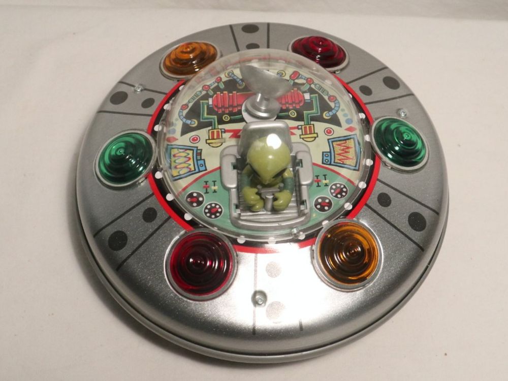 Alien UFO Mars-Explorer Go into Space Bump-N-Go made i Japan (Neu ...