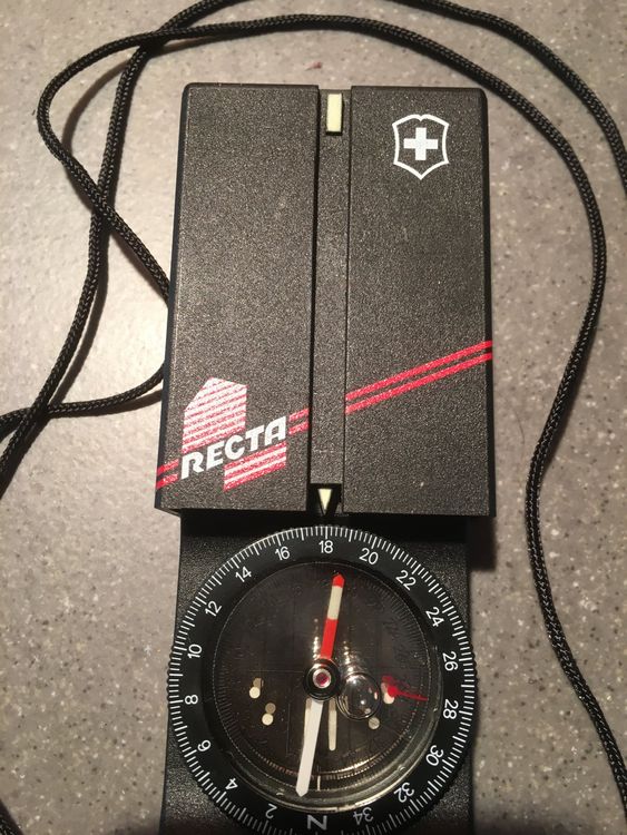 RECTA Kompass Type DP6 mit Leder-Etui | Kaufen auf Ricardo