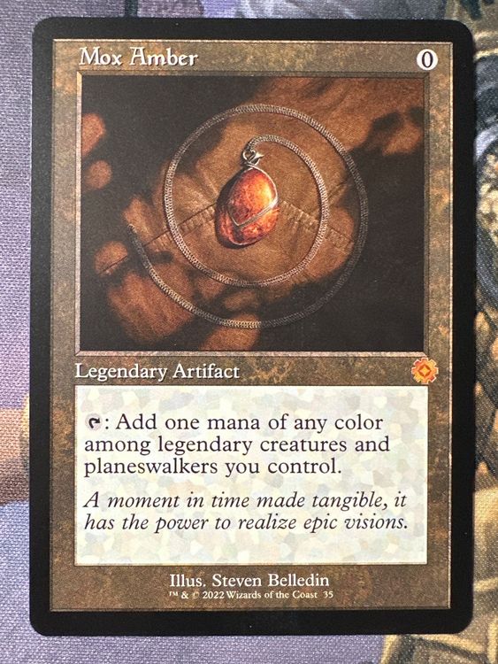 Mox Amber #35 Brothers War Retro Frame Artifacts | Kaufen auf Ricardo