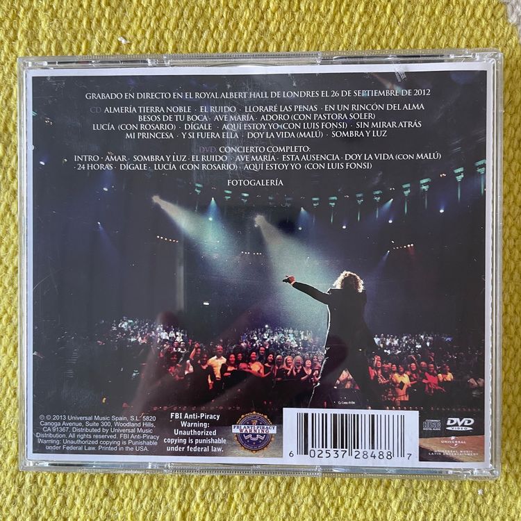 DAVID BISBAL-CD+DVD LIVE AT ROYAL ALBERT HALL (Gebraucht) in ...