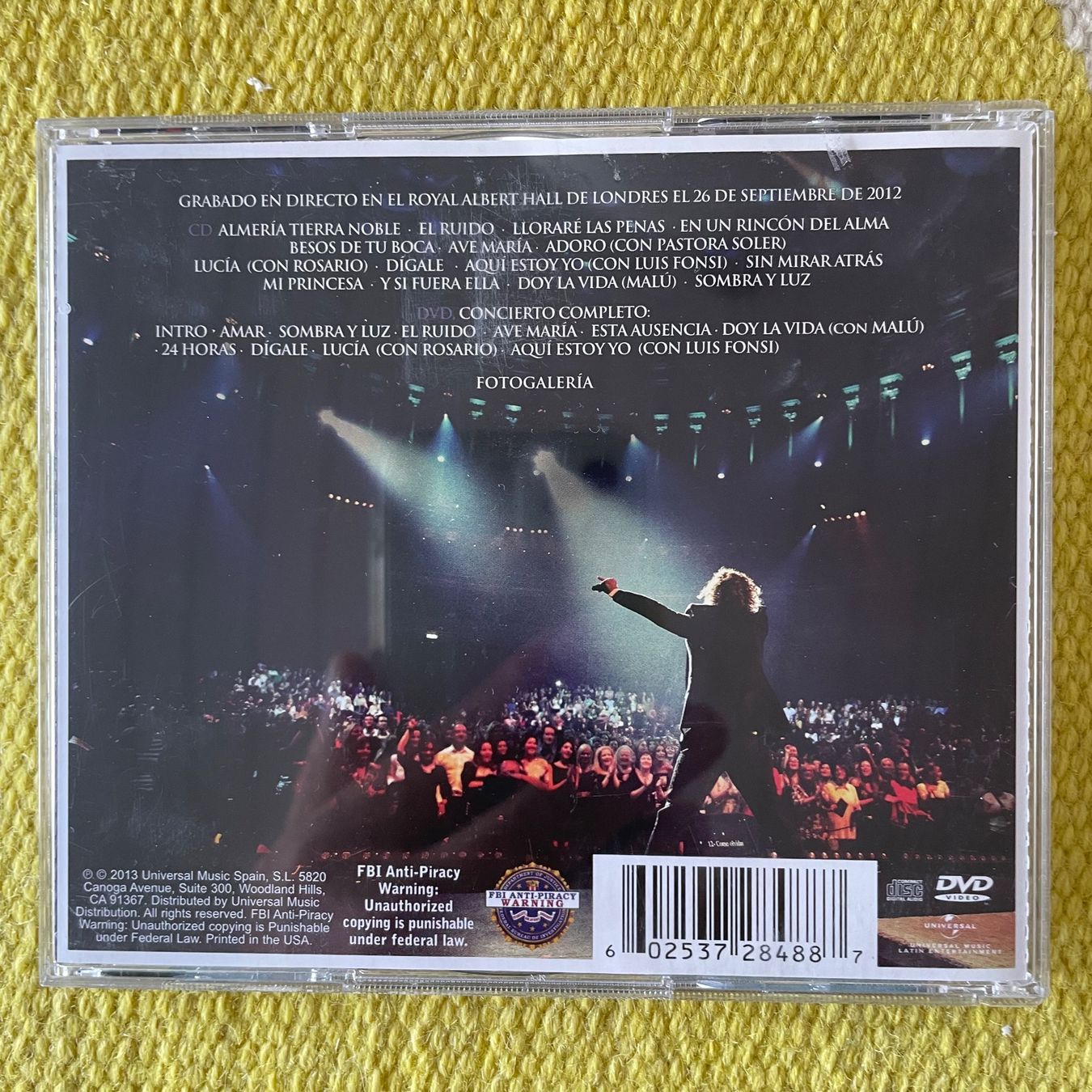 DAVID BISBAL-CD+DVD LIVE AT ROYAL ALBERT HALL (Gebraucht) in ...