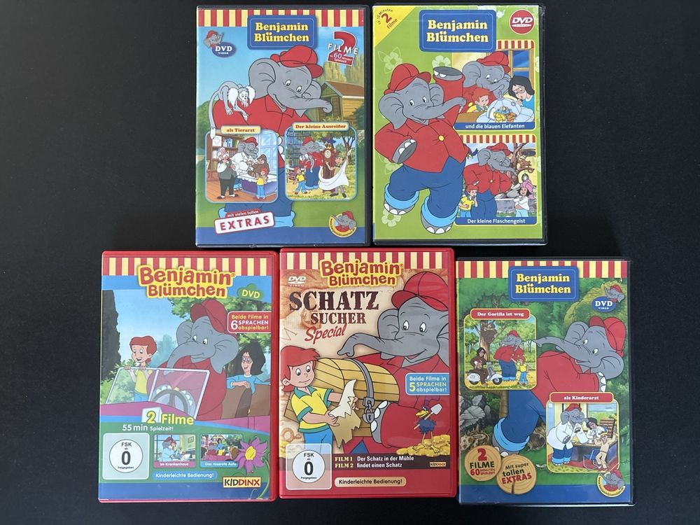 Benjamin Blümchen DVD 5 Stk (Gebraucht) in Mörschwil für CHF 5 – mit ...