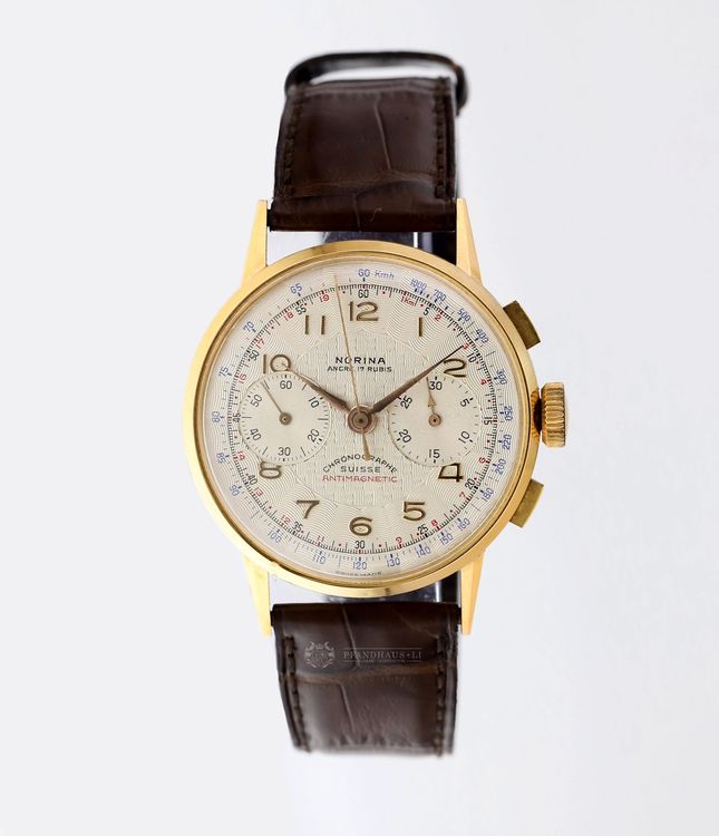 NORINA VINTAGE CHRONOGRAPH IN 18K GOLD (Gebraucht) in Schaan für CHF ...