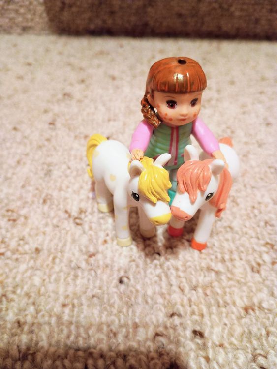 ZAPF Baby Born Minis Puppe KIM & 2 Chiqui SternzeichenPonys (Gebraucht ...