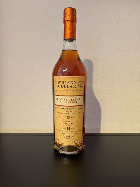 Whisky Cellar Teaninich 14 Years Oloroso Sherry Cask Finish (Neu und ...