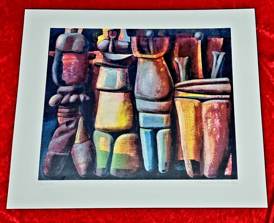 Max von Moos. Original-Serigrafie. Handsigniert&nummeriert (Gebraucht ...