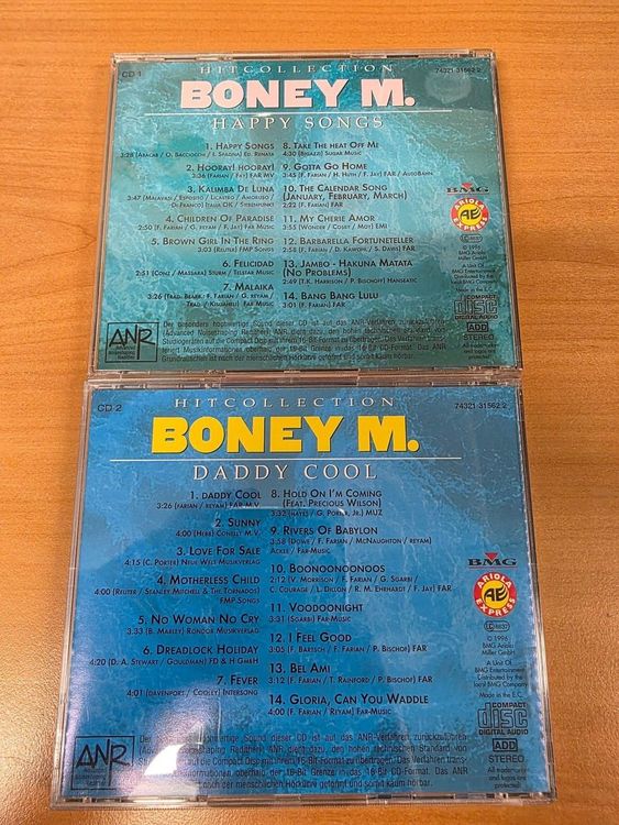 2 CDs - Boney M - Happy Songs & Daddy Cool (Gebraucht) in Biberist für ...