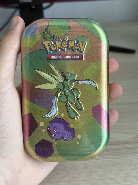 Pokemon 151 Scyther Mini Tin EN (Neu und originalverpackt) in Anglikon für CHF 28 – mit ...