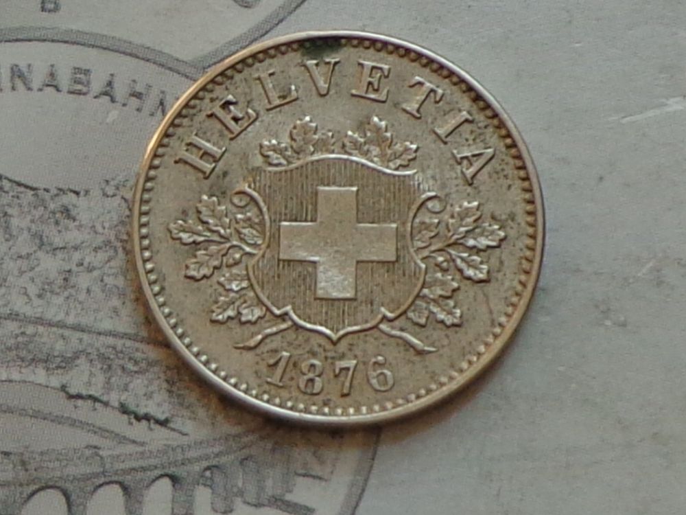 10 cts 1876 belle pièce - rare (Gebraucht) in Pully für CHF 42 – mit Lieferung auf Ricardo kaufen