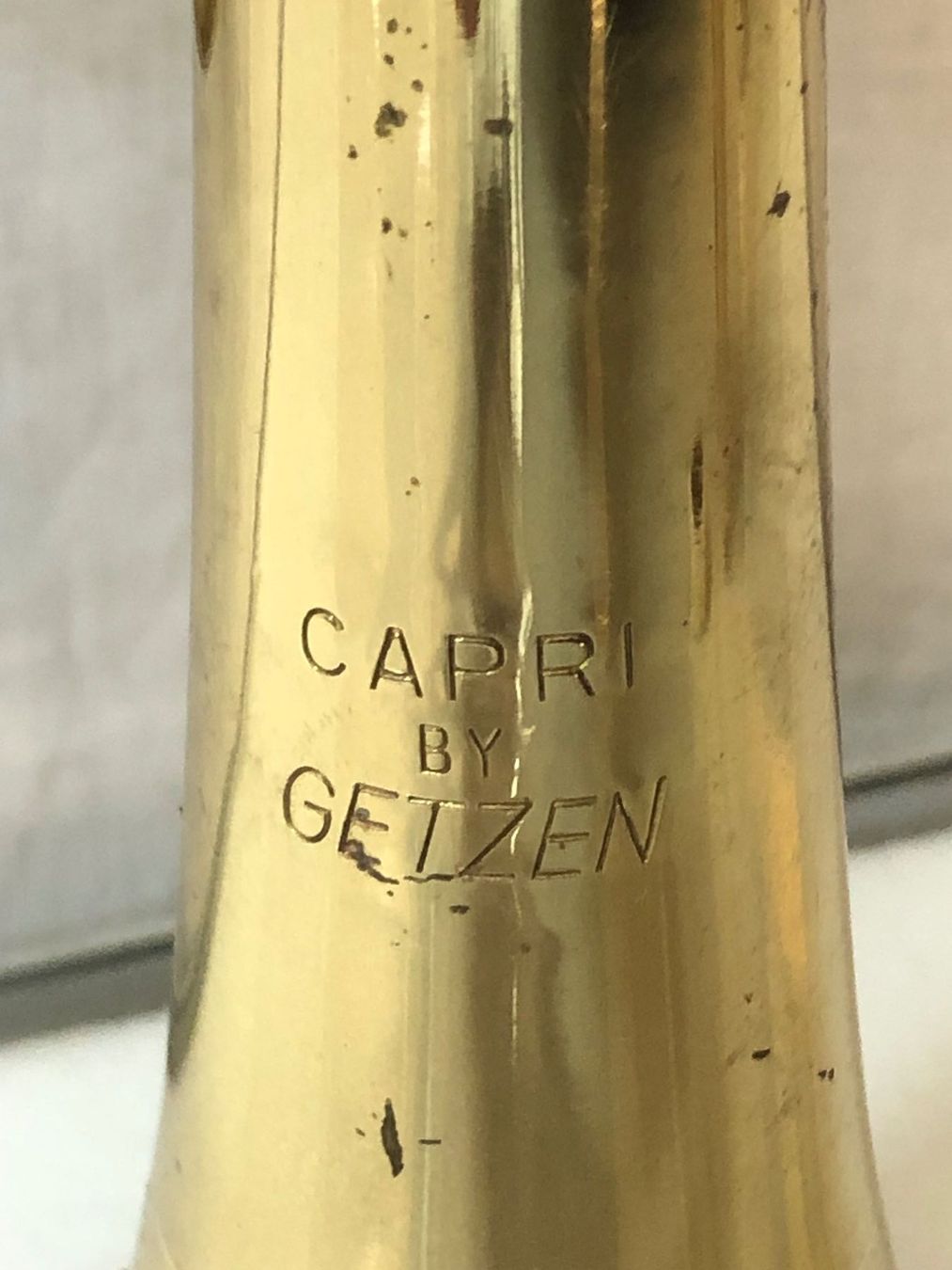 Trompete von Capri by Getzen, inkl. 4x Mundstück und Case (Gebraucht ...