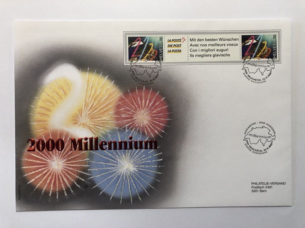 FDC Grossbrief 2000 Millennium 1999 ET | Kaufen auf Ricardo