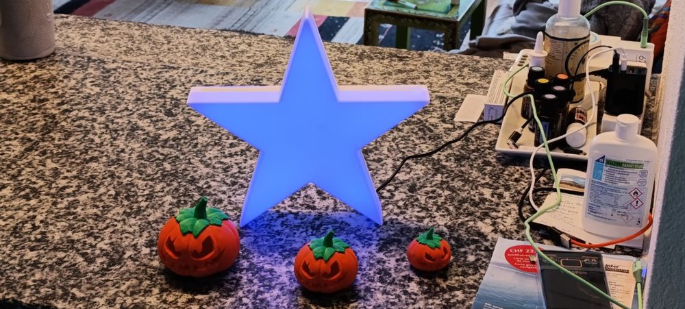 3D-LED RGB Stern 25x4cm gross, Bluetooth + APP NEU !!! (Neu (gemäss ...