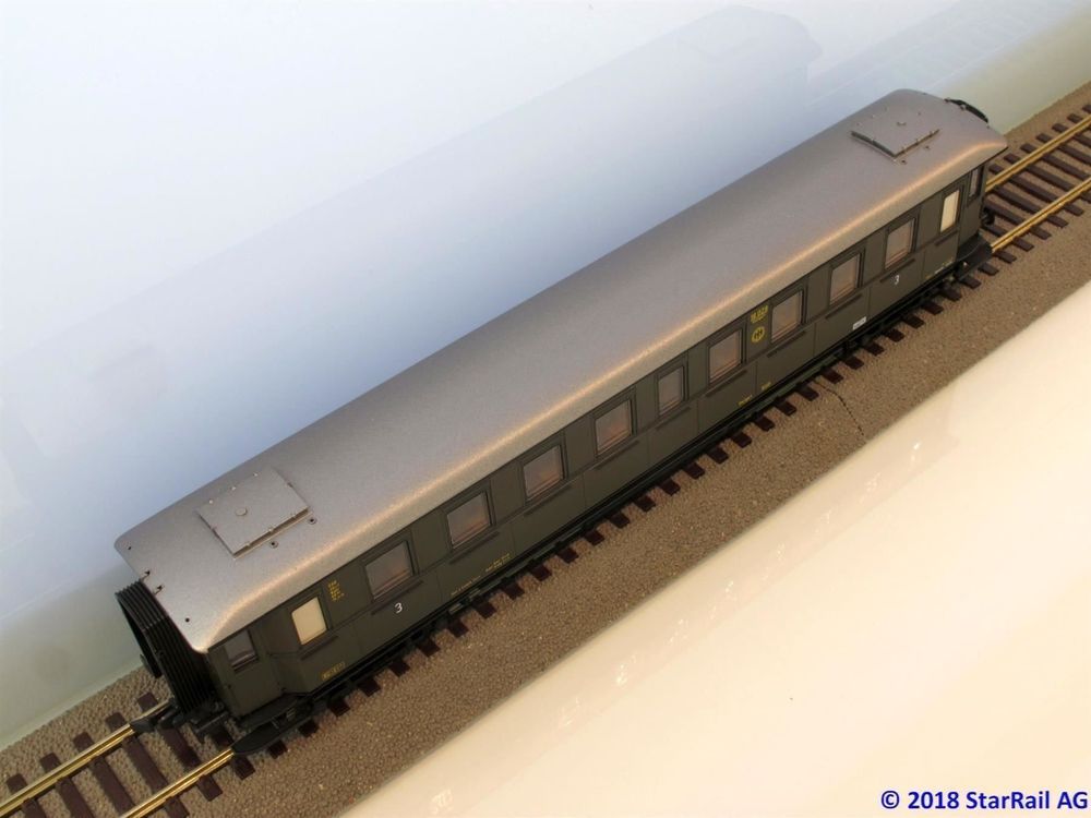 Roco 44533 DRG Württemberger Eilzugwagen 3. Kl. Epoche II (Neu (gemäss ...