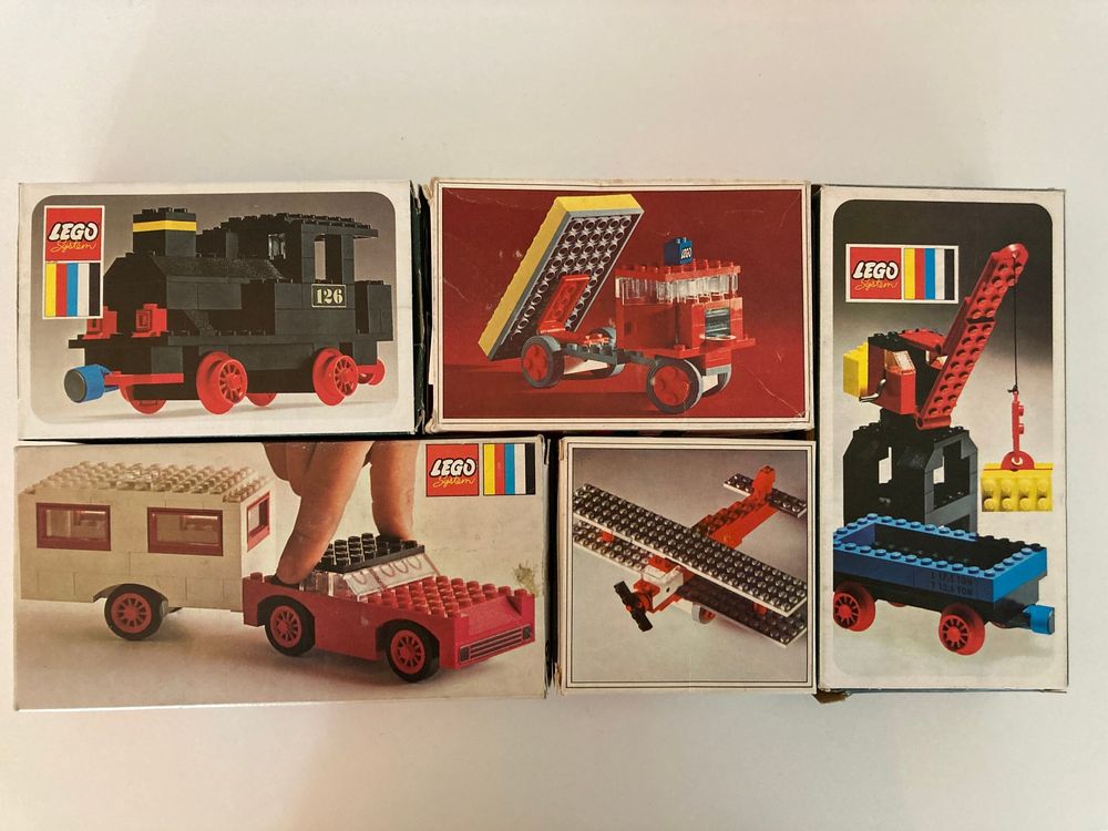 Lego Legoland Vintage 5 Sets Fahrzeuge & Gebäude (1967-1972) | Kaufen ...