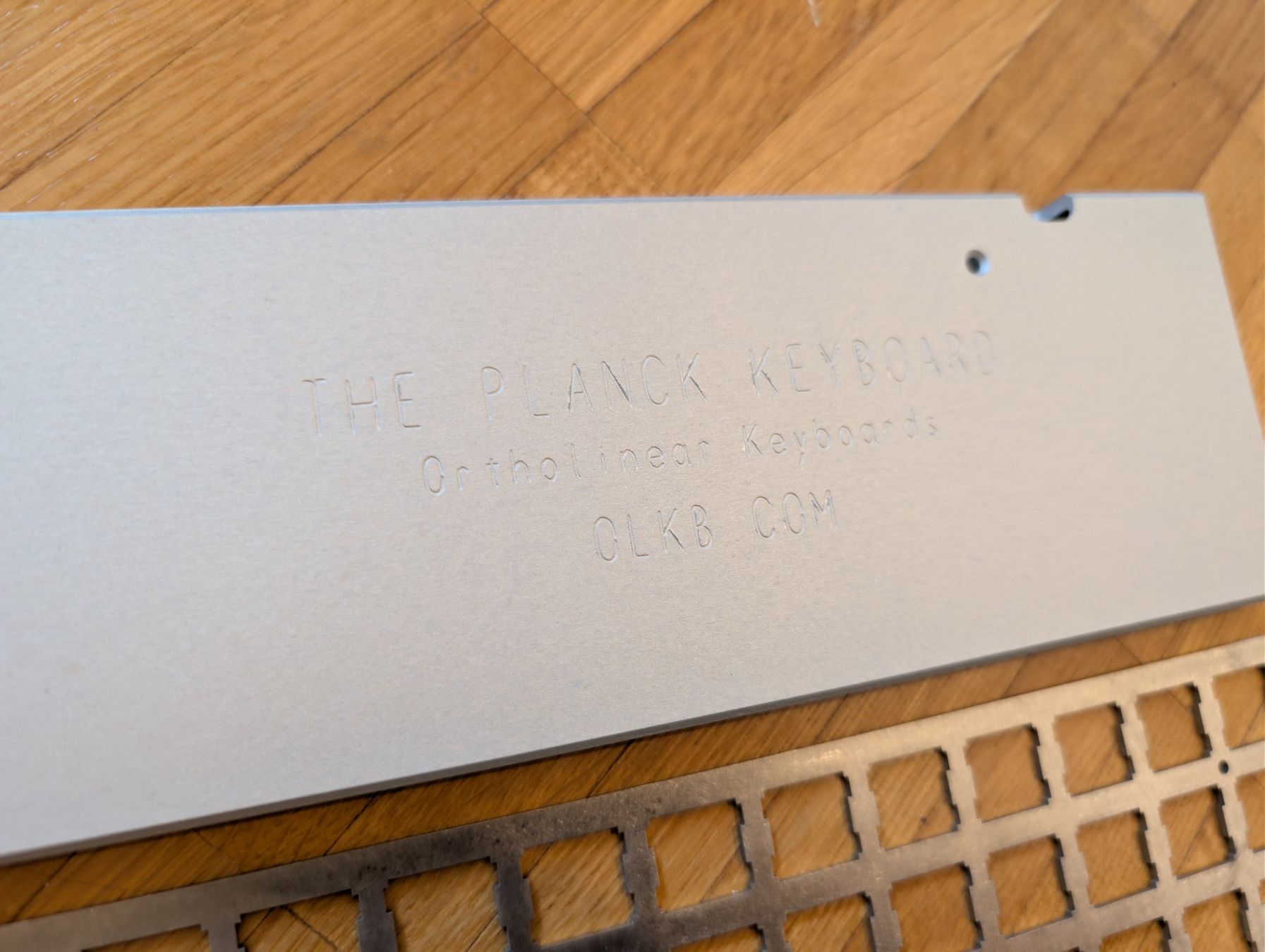 OLKB Planck Aluminum Case & Plate - Silver (No PCB) (Gebraucht) in ...