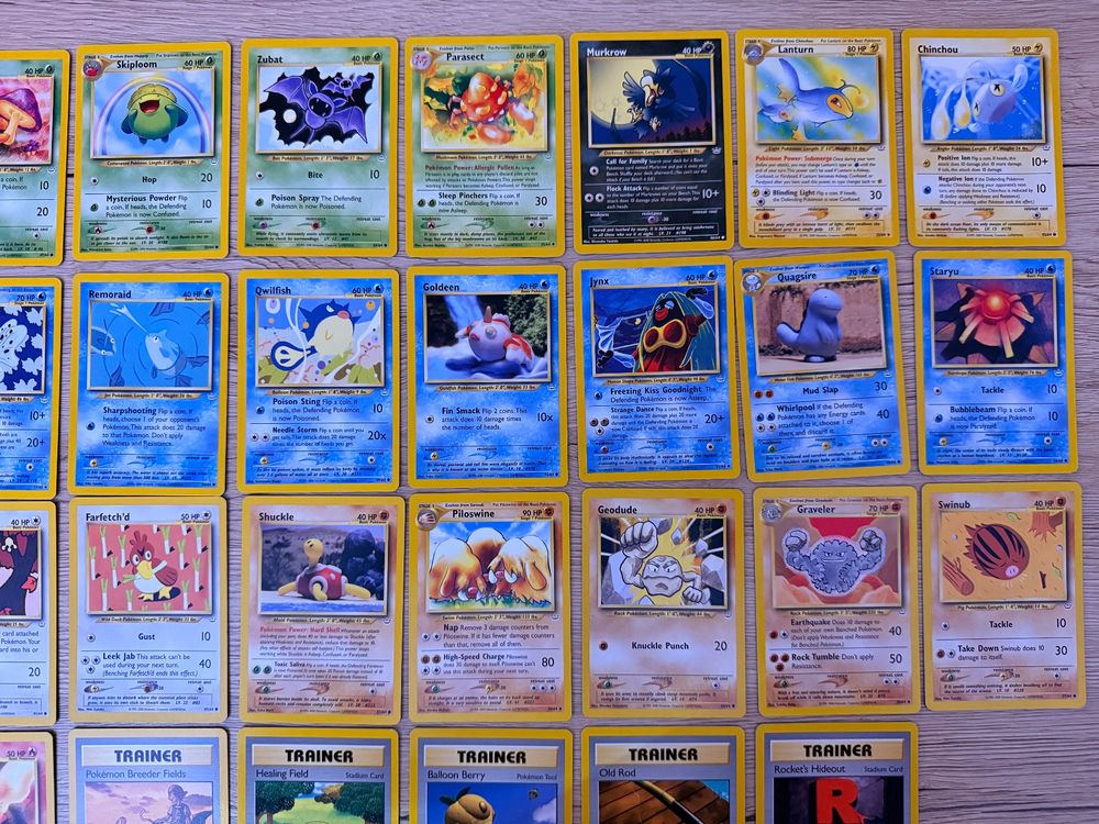 Neo Revelation 35 Pokémon Karten Bundle WOTC 2001 Vintage (Gebraucht ...