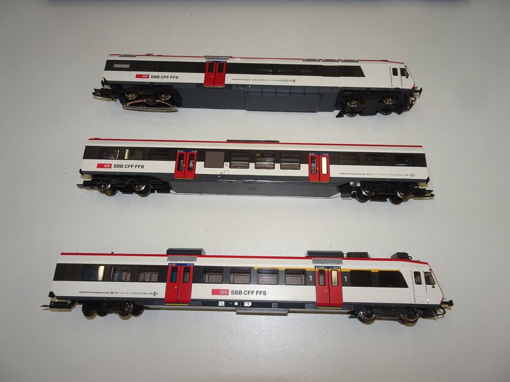 Liliput Pendelzug SBB Domino Digital ESU HO L133950 (Defekt) in ...