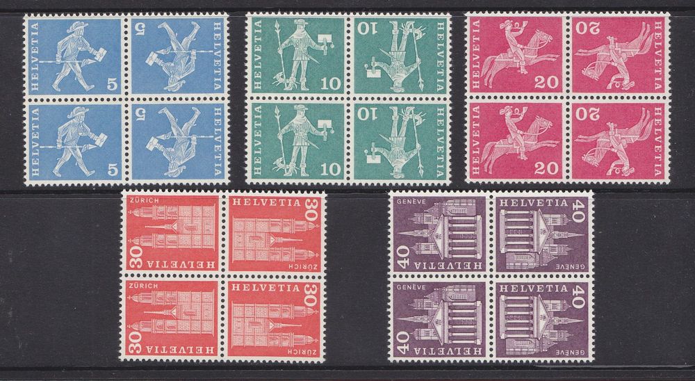 1968 Kompletter Satz Kehrdrucke o. Zwischensteg POSTFRISCH | Kaufen auf Ricardo