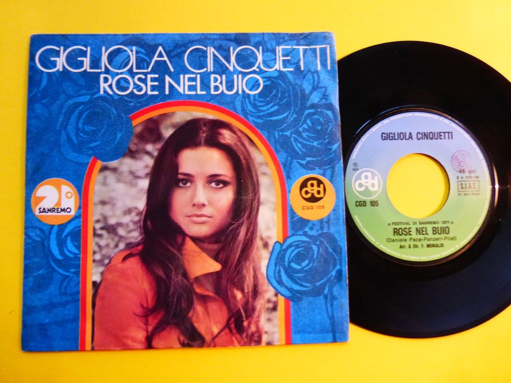 GIGLIOLA CINQUETTI 7" ROSE NEL BUIO | Kaufen auf Ricardo