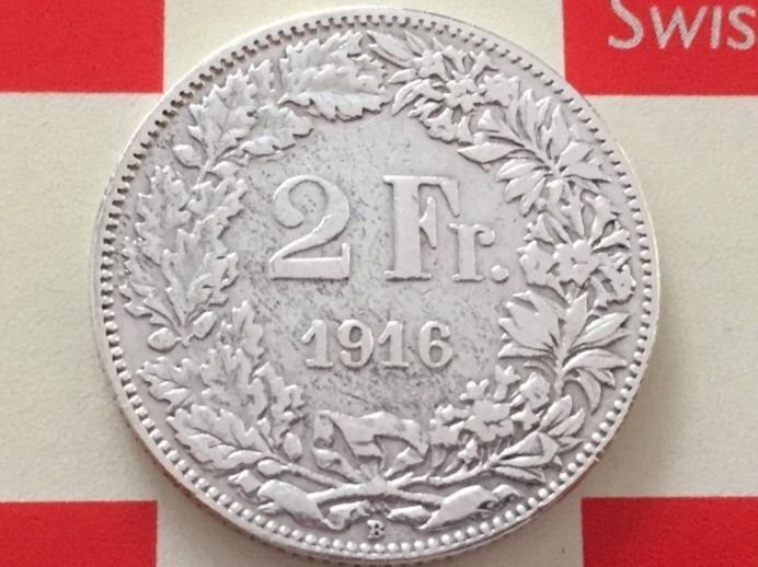 2 Franken 1916 ss+, selten nur 0,25 Mio! (Gebraucht) in Elsau für CHF 18.5 – mit Lieferung auf ...