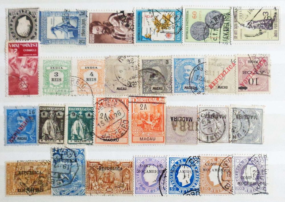 INDIA + MACAU + MADEIRA + MOÇAMBIQUE: Gestempelte Marken | Kaufen auf ...