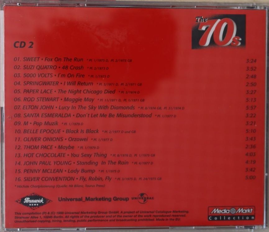 The 70s Vol.2 (Gebraucht) in Luzern für CHF 0.9 – mit Lieferung auf Ricardo kaufen