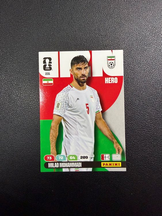 Panini FIFA World Cup 2026 Milad Mohammadi 231 (Neu (gemäss ...