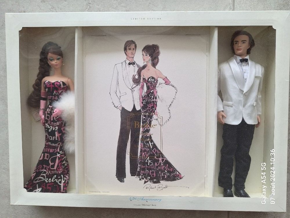 Coffret 45 ans de Barbie et Kenn, dans Coffret de collection (Neu und ...