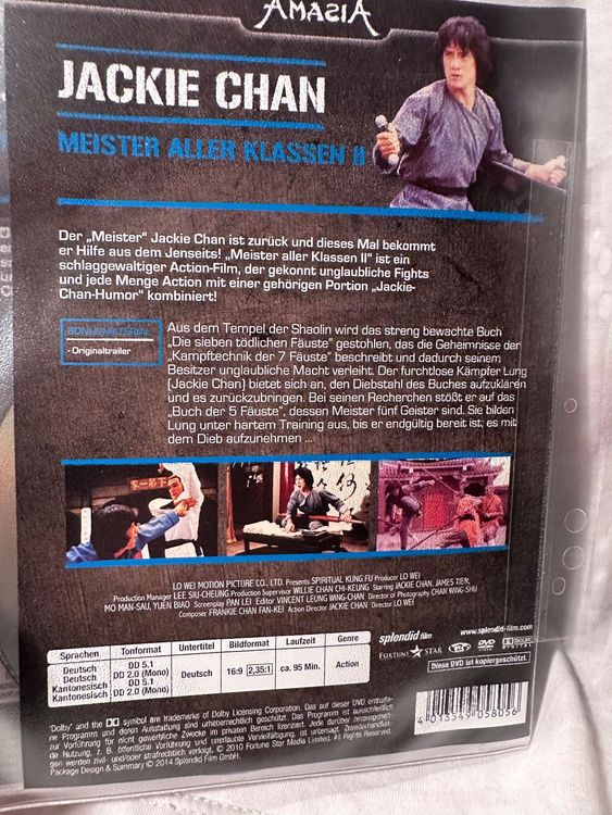 Jackie Chan Packet Nr.1 3x Filme Uncut (Gebraucht) in Zollikofen für ...