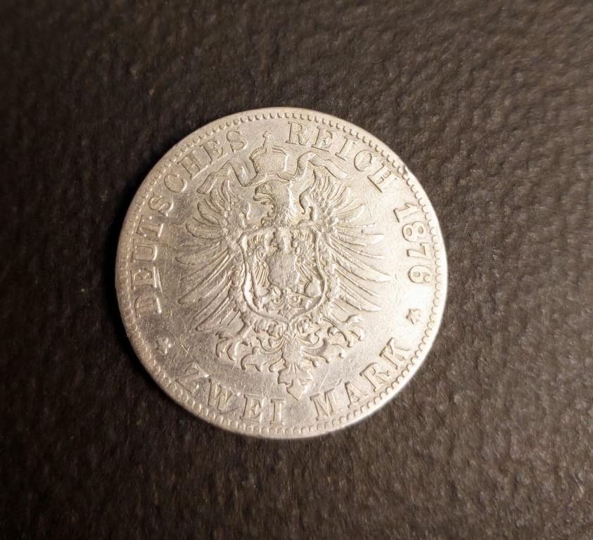 Top Silber 1876 Zwei Mark C - William I (Gebraucht) in Sorengo für CHF ...