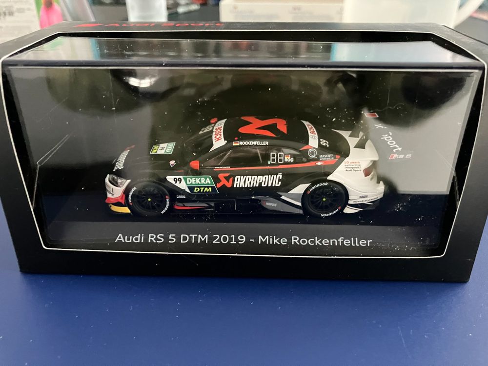 Modellauto Audi RS5 DTM 2019 Mike Rockenfeller 1:43 Spark (Gebraucht) in Rotkreuz für CHF 18 ...