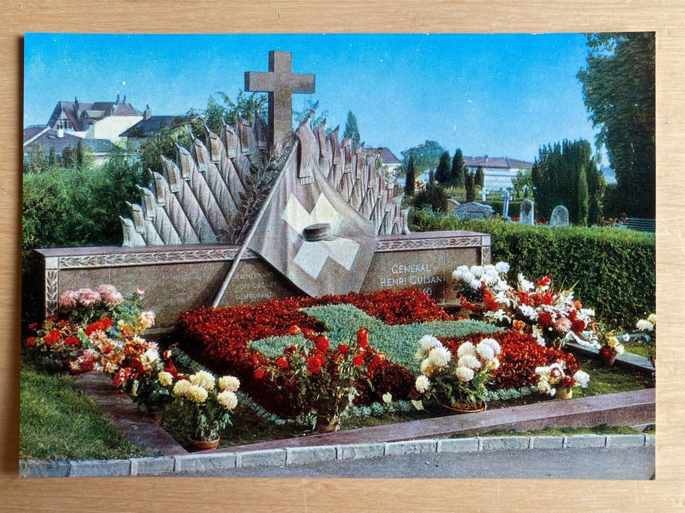 AK Monument général Guisan, Pully VD (Neu (gemäss Beschreibung)) in ...