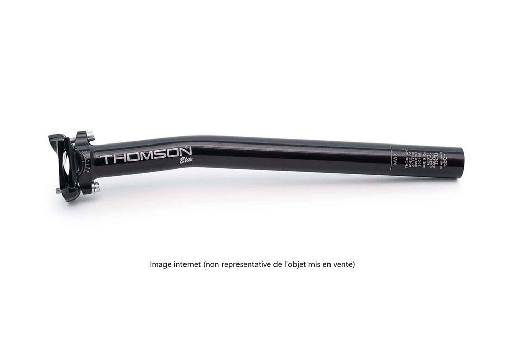 Tige de selle Thomson Elite Setback ø 27.2 mm / 410 mm / 7° (Neuf (Voir ...