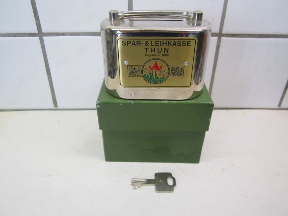 Kässeli von Spar&Leihkasse Thun mit Schlüssel. (Gebraucht) in Mellingen für CHF 54.5 – nur ...