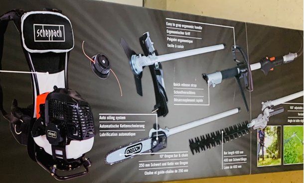 Scheppach (All in One) Benzin-Multitool MFH5300-4BP (Neu (gemäss ...
