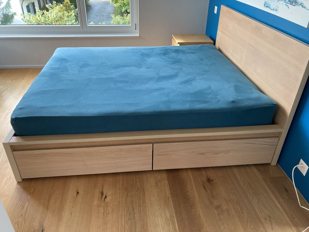 Malm Bett 160x200 (Gebraucht) in Röschenz für CHF 150 – nur Abholung ...