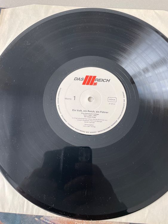 LP ein Volk, Ein Reich, ein Führer. 3 Stück zusammen (Gebraucht) in ...