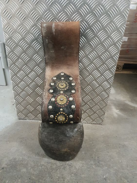 Ancienne cloche à vache avec ceinture en cuir | Kaufen auf Ricardo