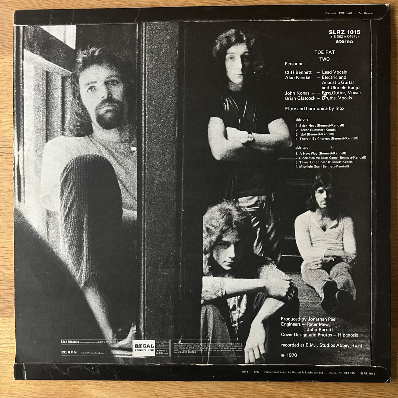 Toe Fat - Two / 1. UK-Press. 1970 - Very nice Copy (Gebraucht) in Gais ...