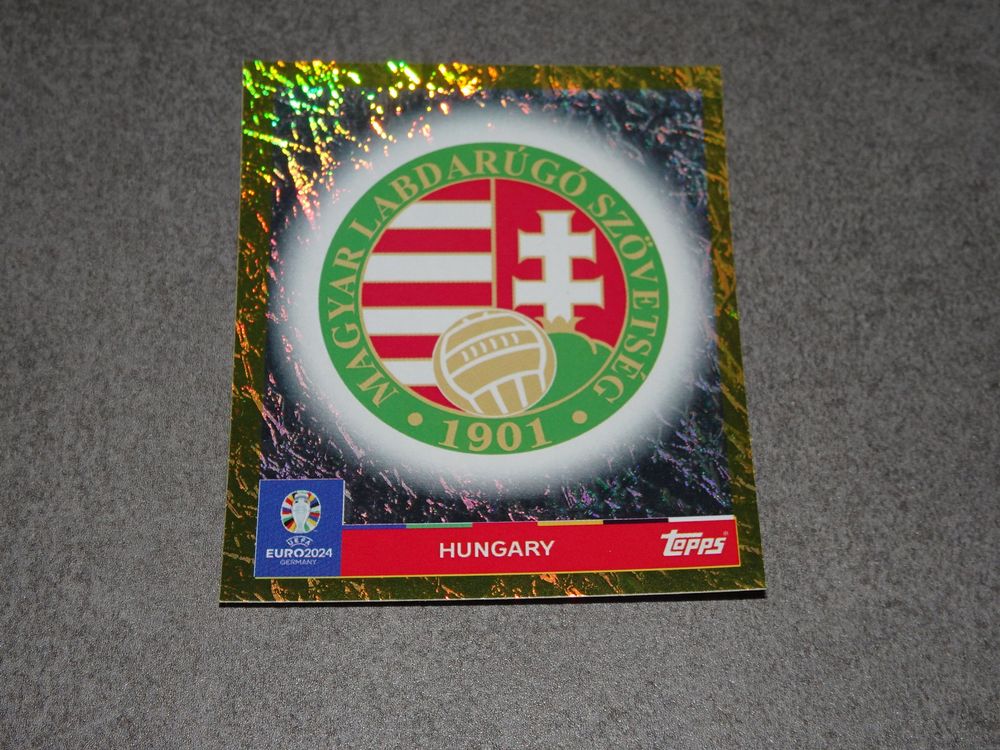 Topps Sticker Gold Wappen, HUN 1, Euro / EM 2024 | Kaufen auf Ricardo