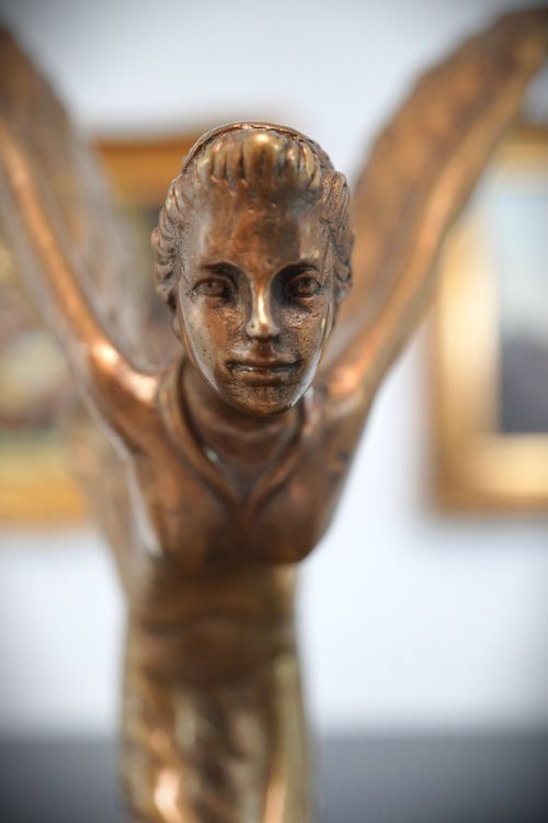 BRONZE EMILY SPIRIT OF ECSTASY ROLLS ROYCE SKULPTUR FIGUR (Gebraucht) in Vettweiß für CHF 303 ...