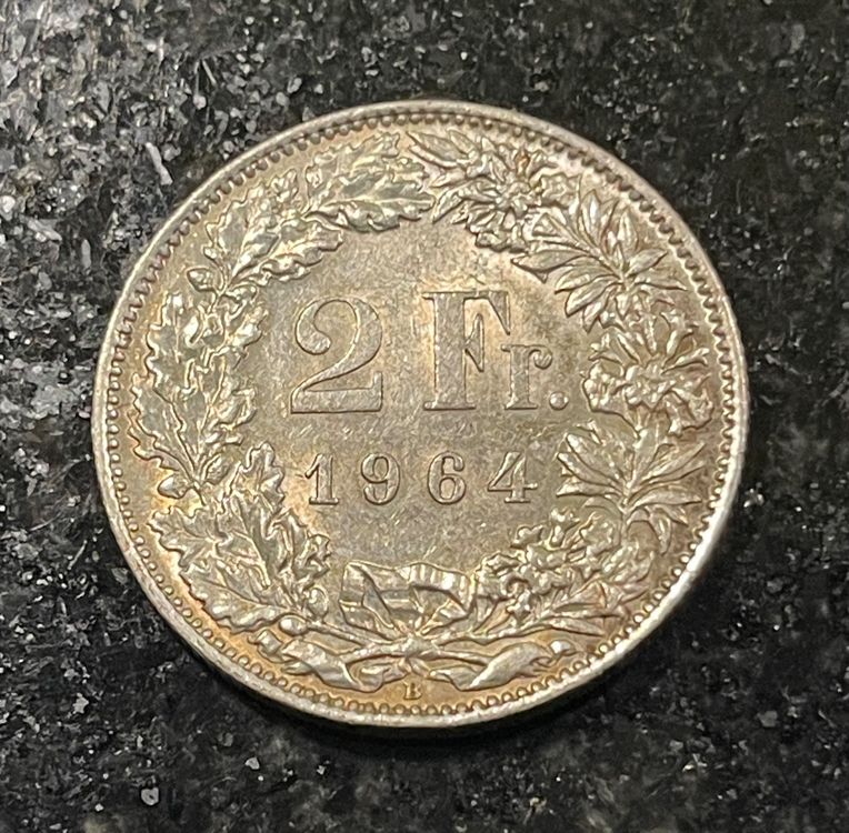 2 Franken Jahrgang 1957 (Gebraucht) in Geiss für CHF 5 – mit Lieferung auf Ricardo kaufen