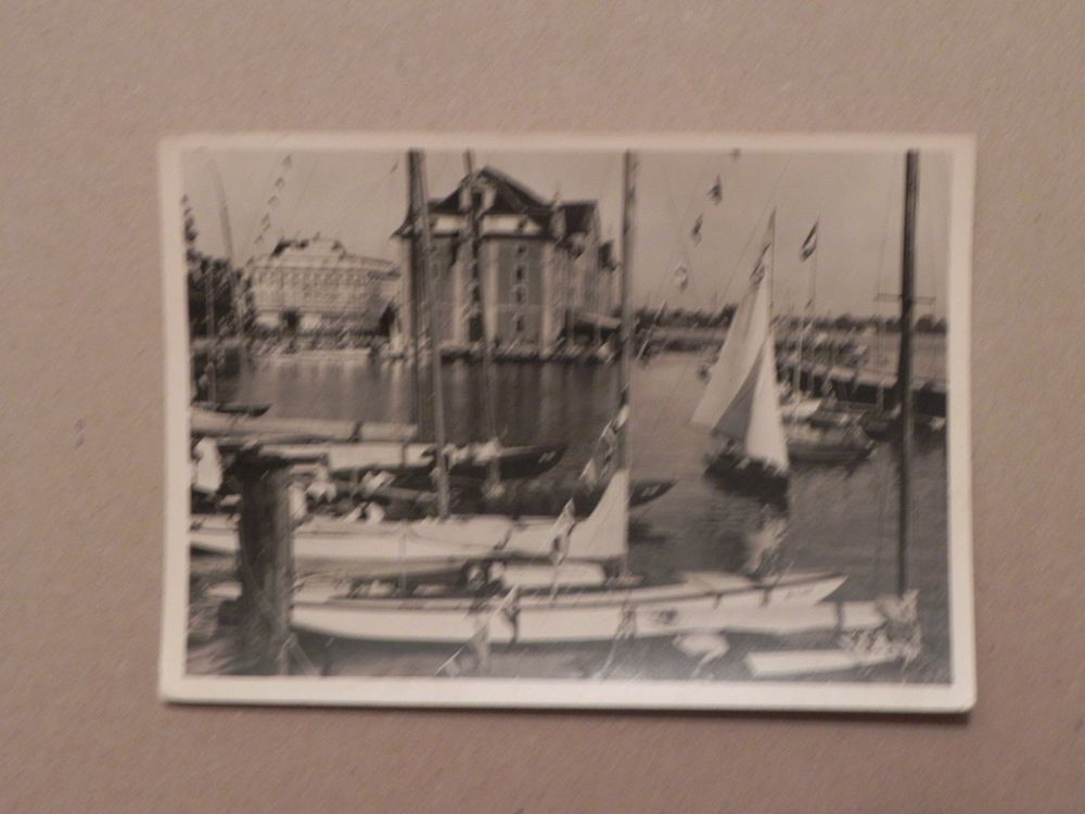 Ansichtskarte Karte Rorschach SG 1951 Hafen See Segelboote (Gebraucht) in Siebnen für CHF 11 ...