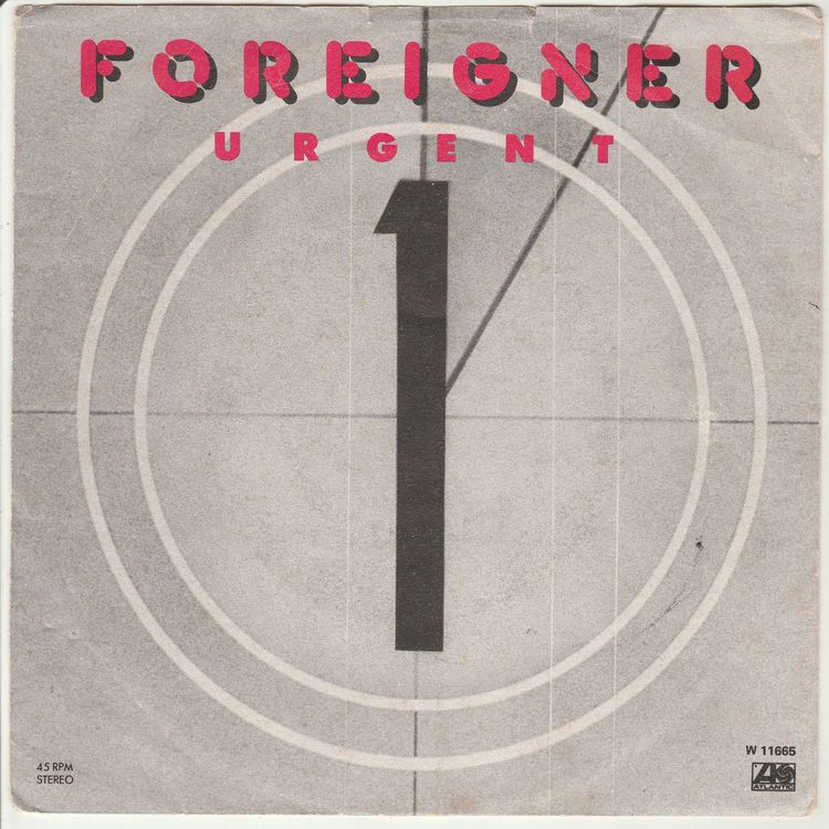 Foreigner - Urgent 7" Vinyl 1981 (Made in Italy) (Gebraucht) in Tübach ...