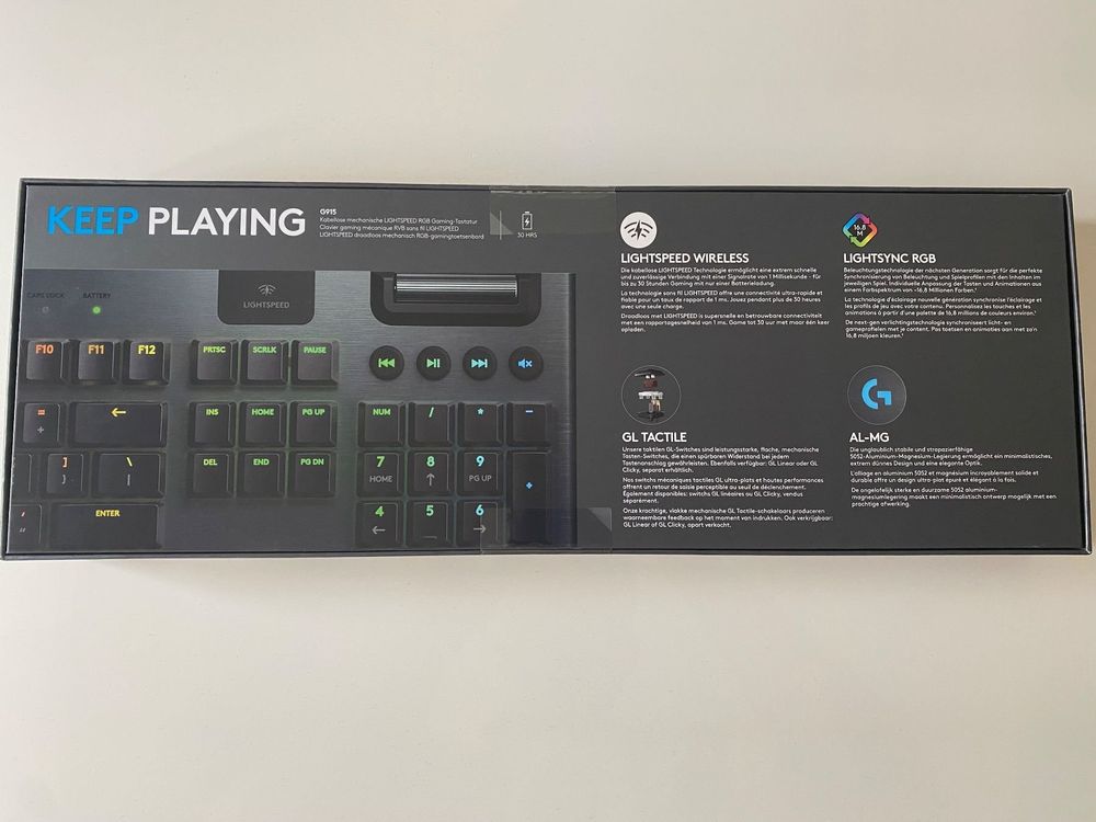 Logitech G915 Original box (unopened) CH layout (Neu und ...