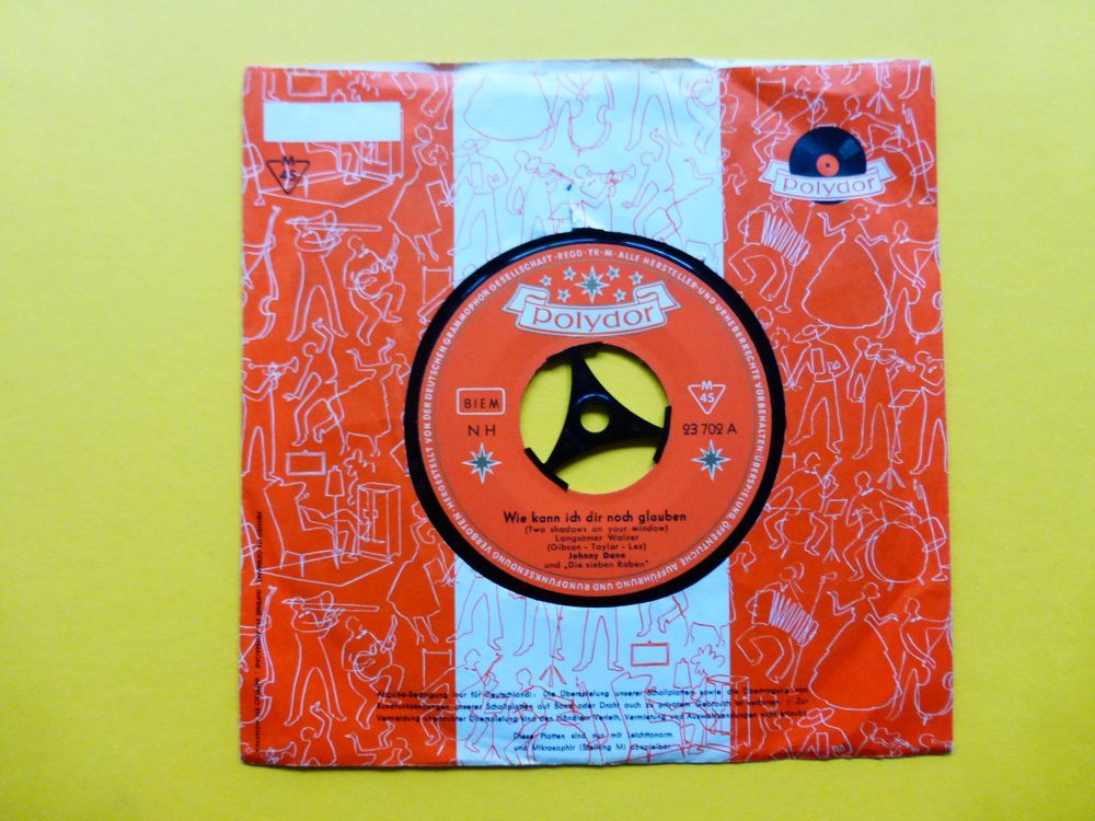 JOHNNY DANE 7" WIE KANN ICH DIR NOCH GLAUBEN (Gebraucht) in Zürich für ...