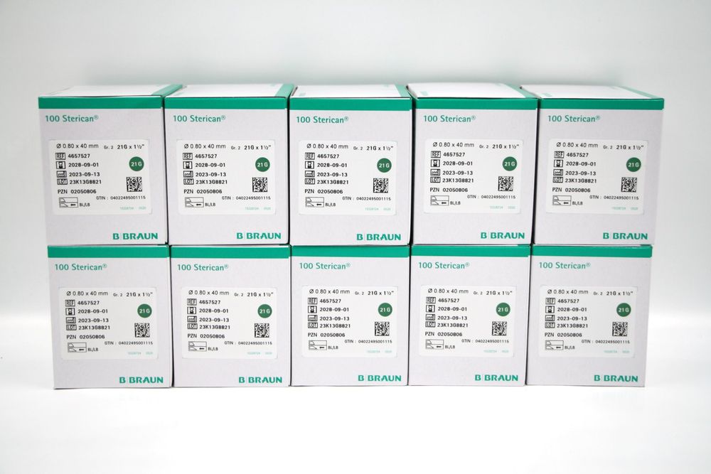 STERICAN Nadel 21G 0.80 x 40mm Injektionskanüle (18276) | Kaufen auf ...